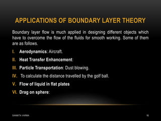 Boundary layer theory | PPTX