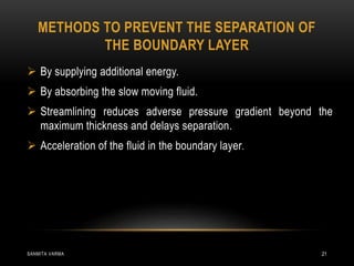 Boundary layer theory | PPTX