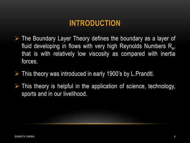 Boundary layer theory | PPTX | Physics | Science