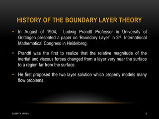 Boundary layer theory | PPTX