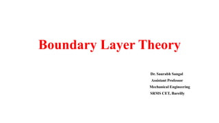 Boundary Layer theory.pptx | Physics | Science