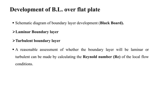 Boundary Layer theory.pptx | Physics | Science