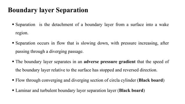 Boundary Layer theory.pptx | Physics | Science