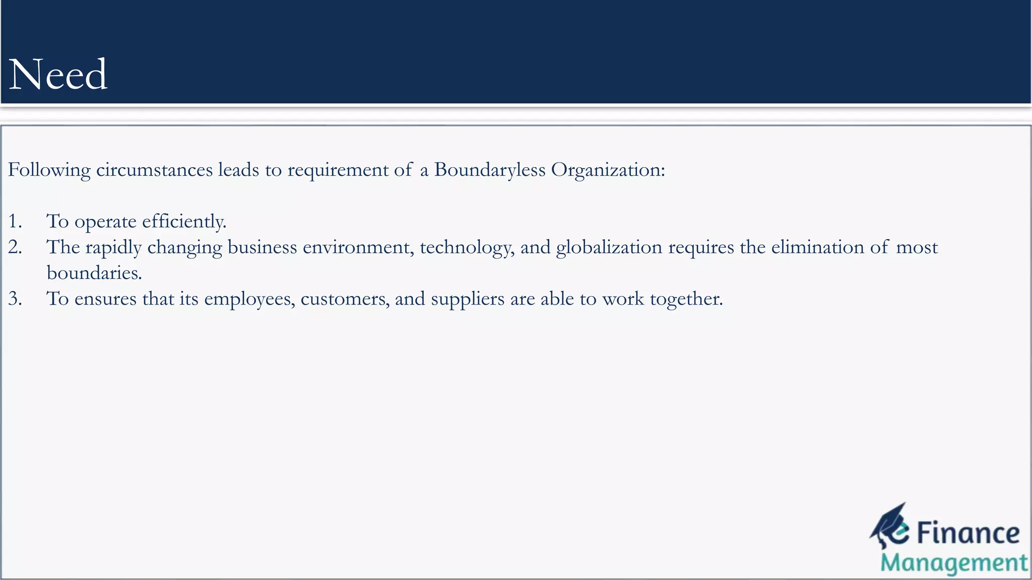 Boundaryless Organization | PPTX