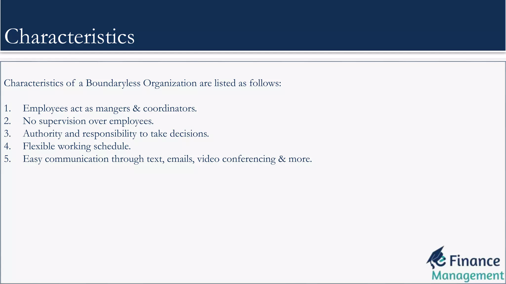 Boundaryless Organization | PPTX