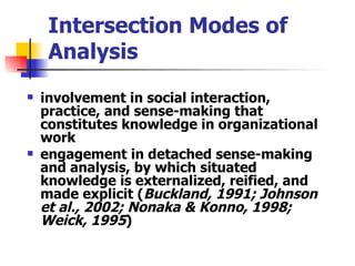 Boundary spanning – knowledge across | PPT | Science