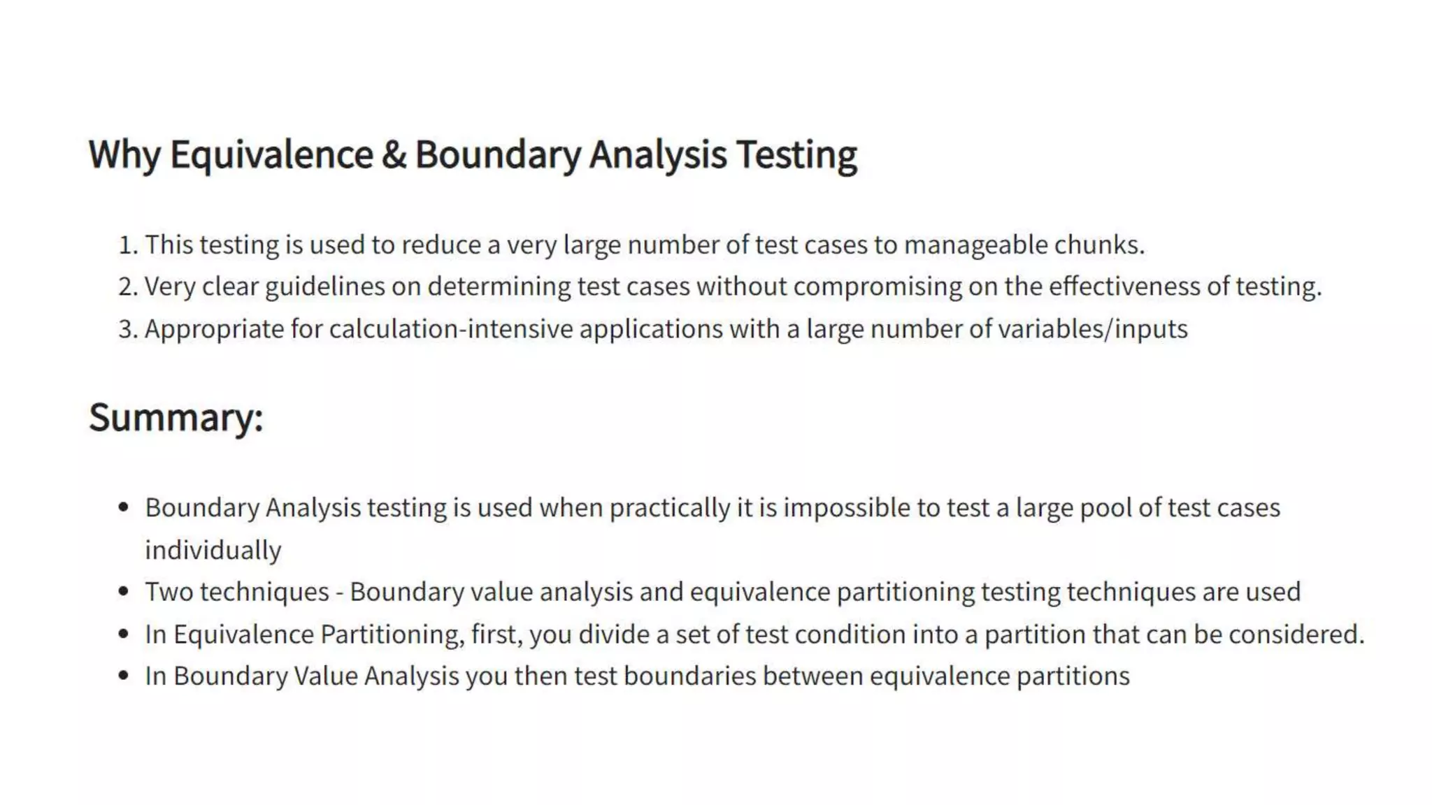 Boundary Value Analysis And Equivalence Class Partitioning Testing pptx