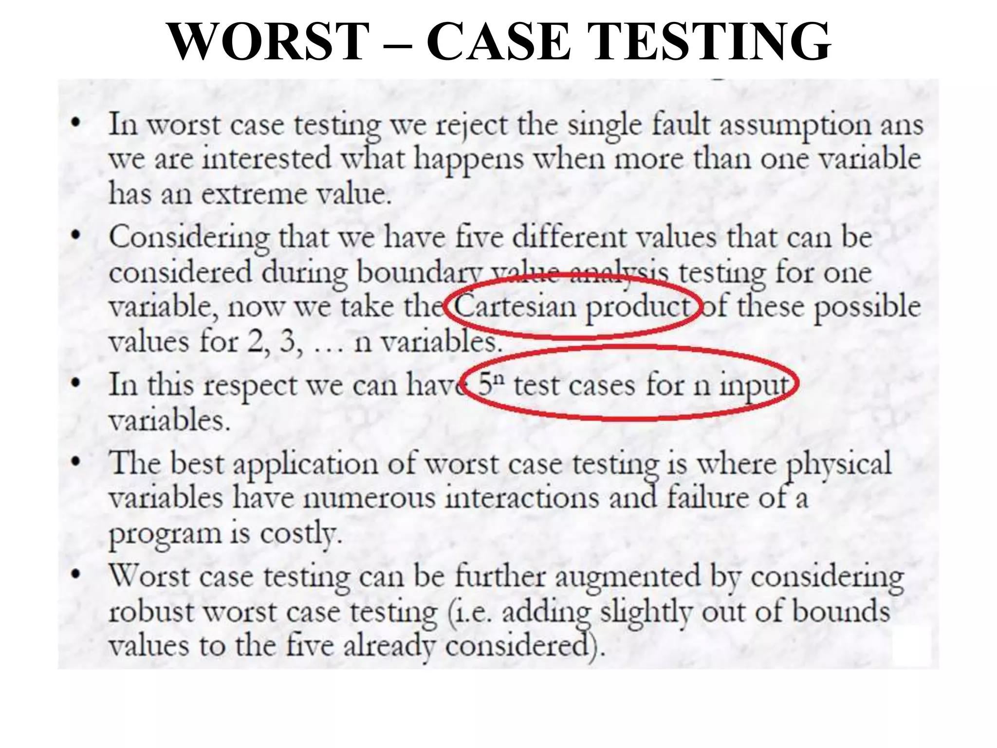 Software Testing Boundary Value Analysis Equivalent Class Partition Decision Table Ppt