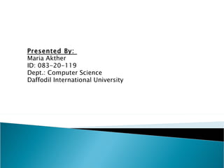 Boundary Extraction | PPT