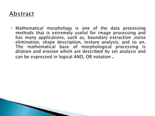 Boundary Extraction | PPT