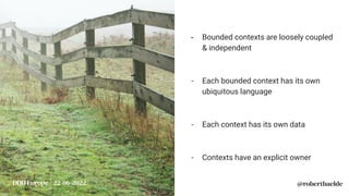 Introducing Bounded Contexts in a monolithic application | PDF