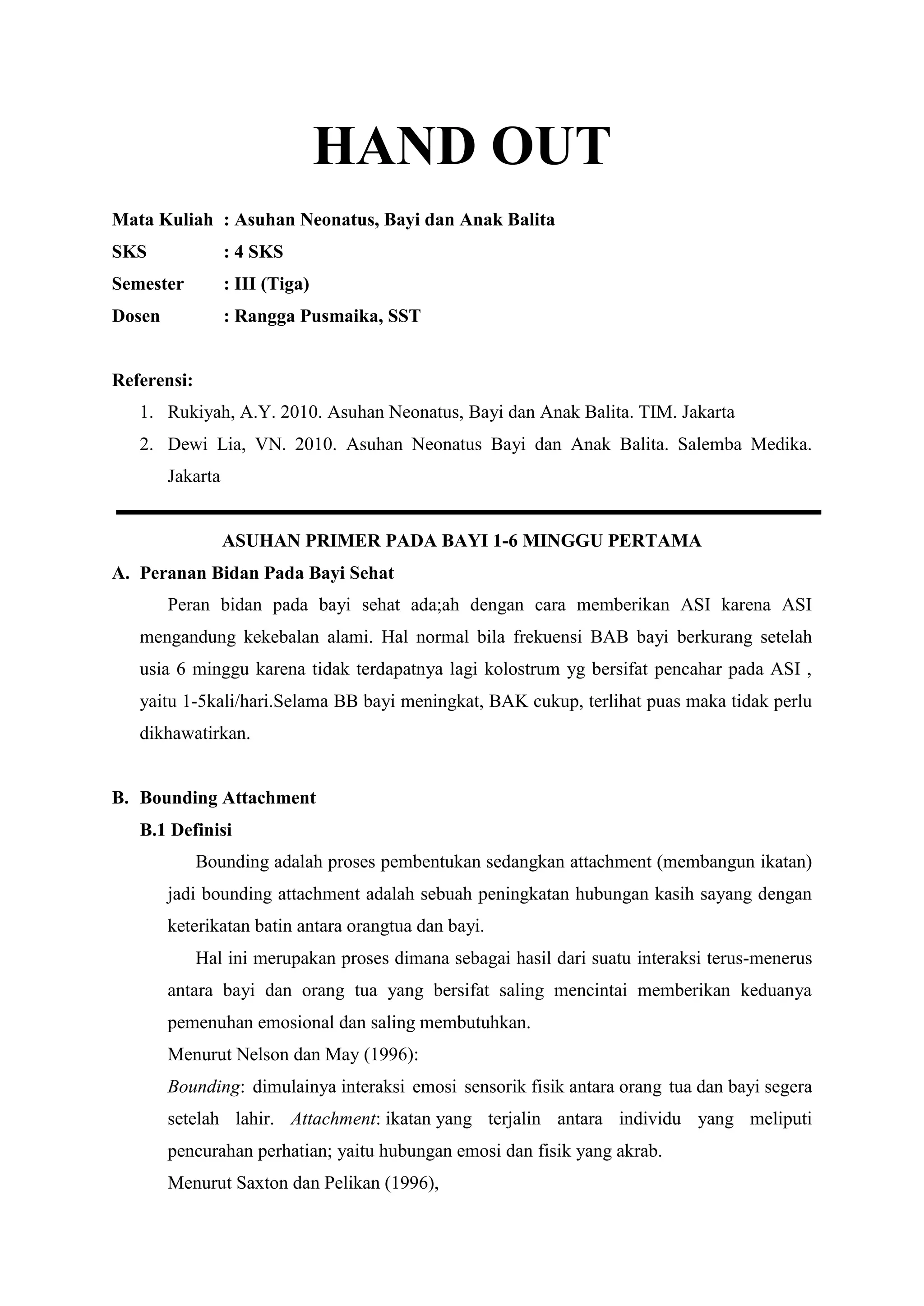 Bounding adalah proses pembentukan sedangkan attachment | DOCX