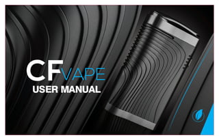 VAPORIZZATORE BOUNDLESS - CF - MANUALE D'USO | PPT