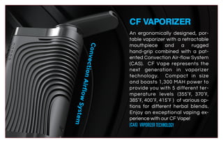 VAPORIZZATORE BOUNDLESS - CF - MANUALE D'USO | PPT