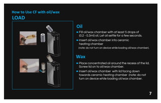 VAPORIZZATORE BOUNDLESS - CF - MANUALE D'USO | PPT