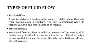 BOURDAN PRESSURE GAUGE and types of fluid flow.pptx