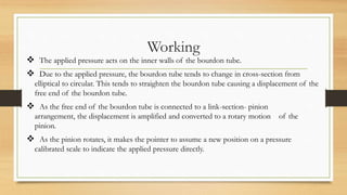 Bourden tube pressure gauge.pptx