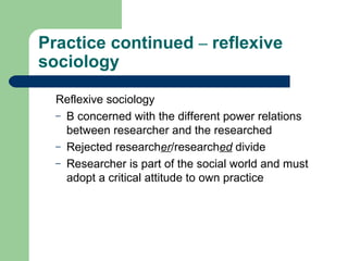 Bourdieu, Pierre: Structure and Agency | PPT