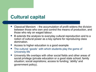 Bourdieu, Pierre: Structure and Agency | PPT