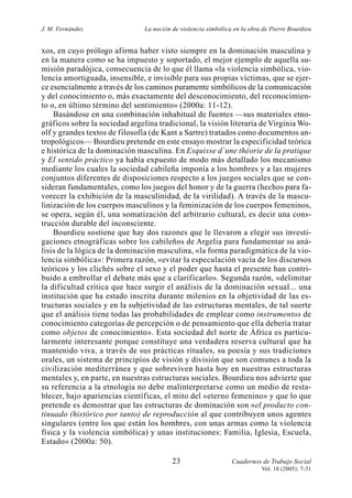 Bourdieu violencia simbolica | PDF