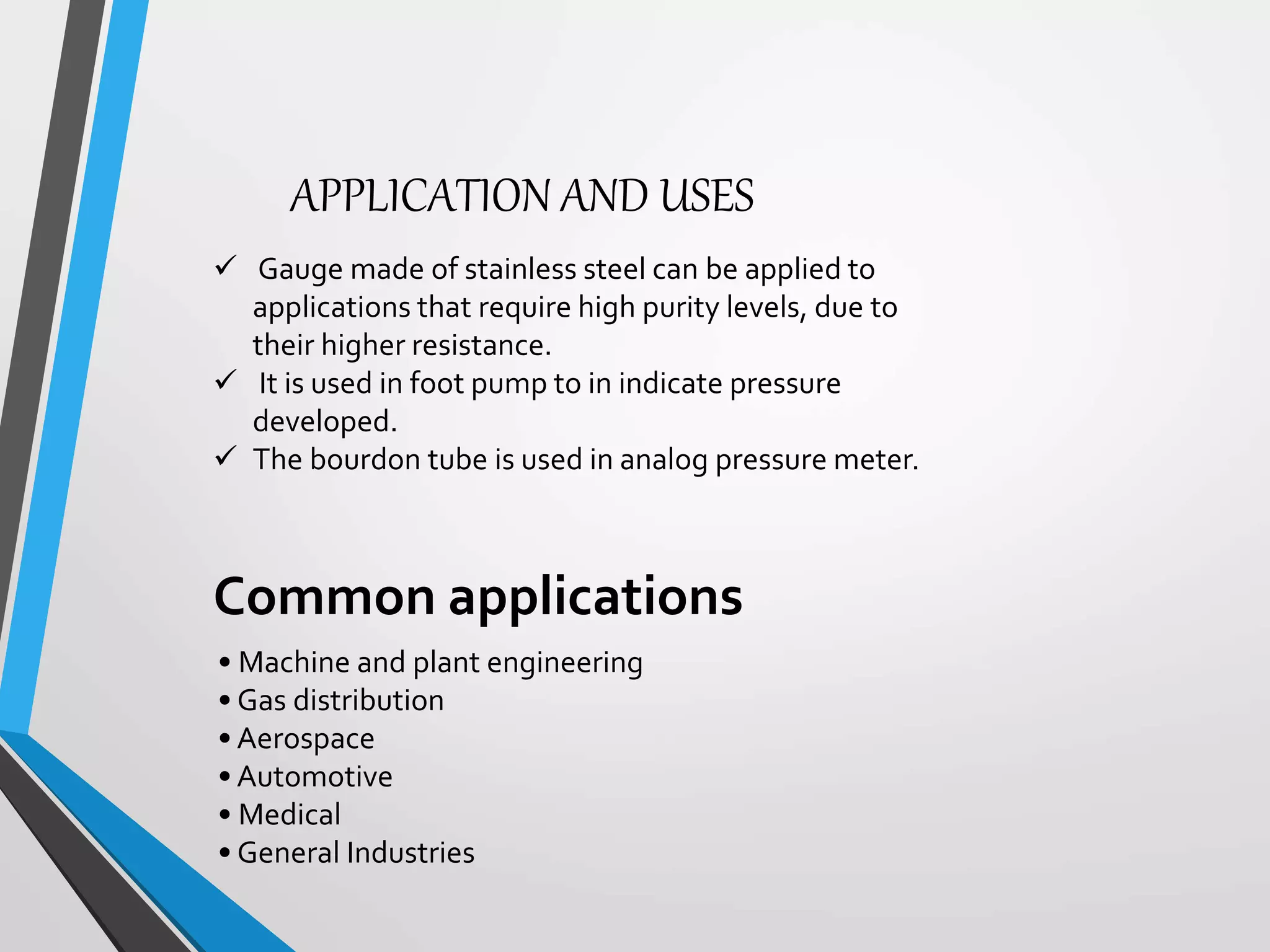 Bourdon pressure gauge | PPTX