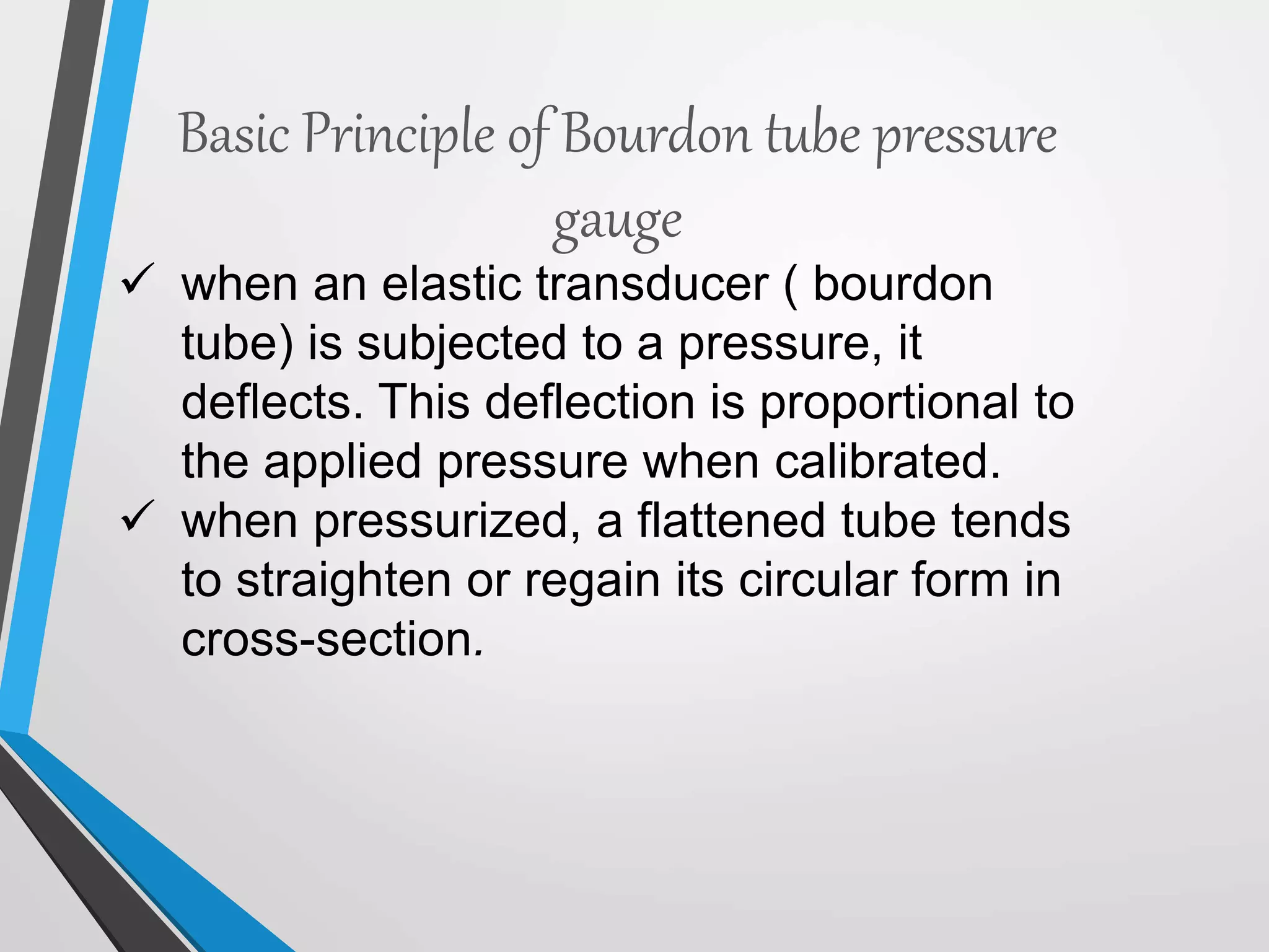 Bourdon pressure gauge | PPTX
