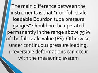 Bourdon pressure gauge | PPTX