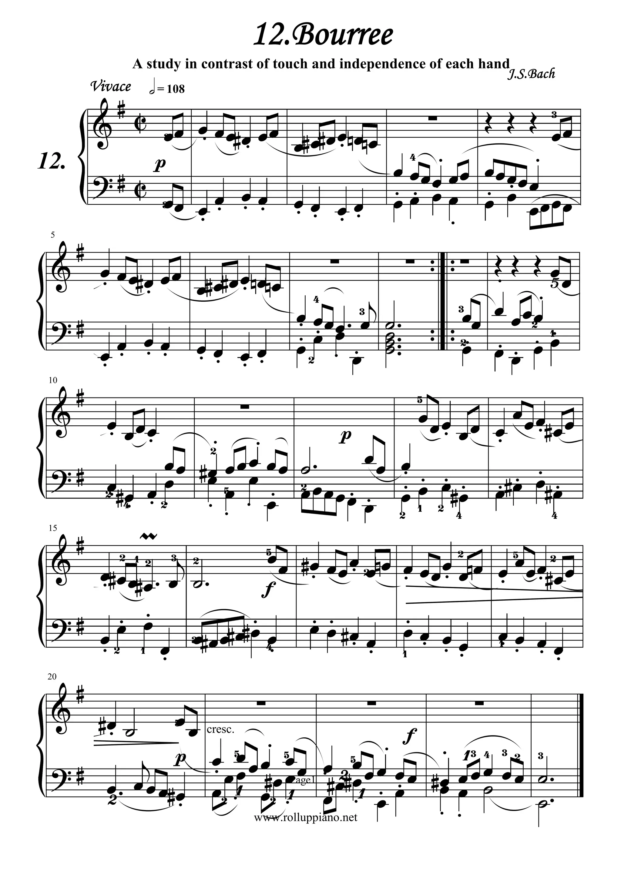 Bourree | PDF