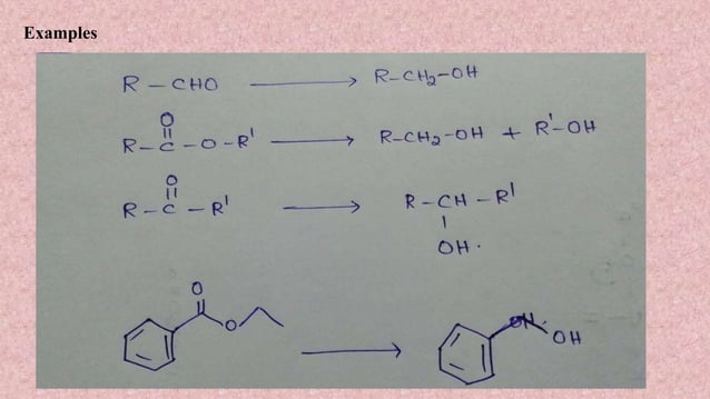 Bouveault blanc reduction | PPTX | Chemistry | Science