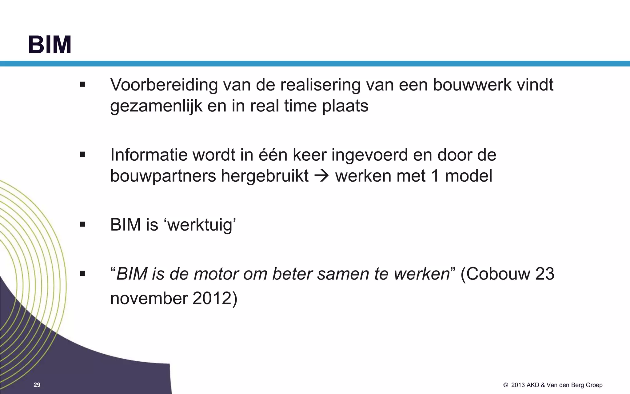 Presentatie Bouw Informatie Model (BIM) | PPTX