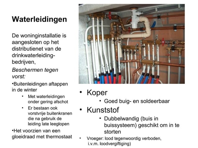 Bouwkunde 2 voor vastgoed en makelaardij les 12 installaties meterkast ...
