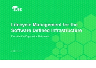 Lifecycle Management for the Software Defined Infrastructure | PDF | Cloud Computing | Internet
