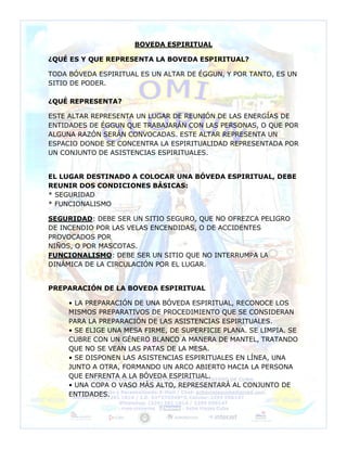Boveda espiritual | PDF