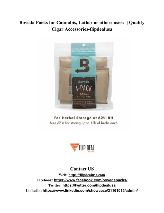 Boveda packs | PDF