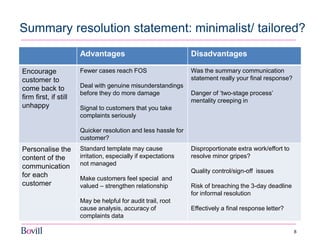 Bovill briefing will minor complaints become a major issue | PDF