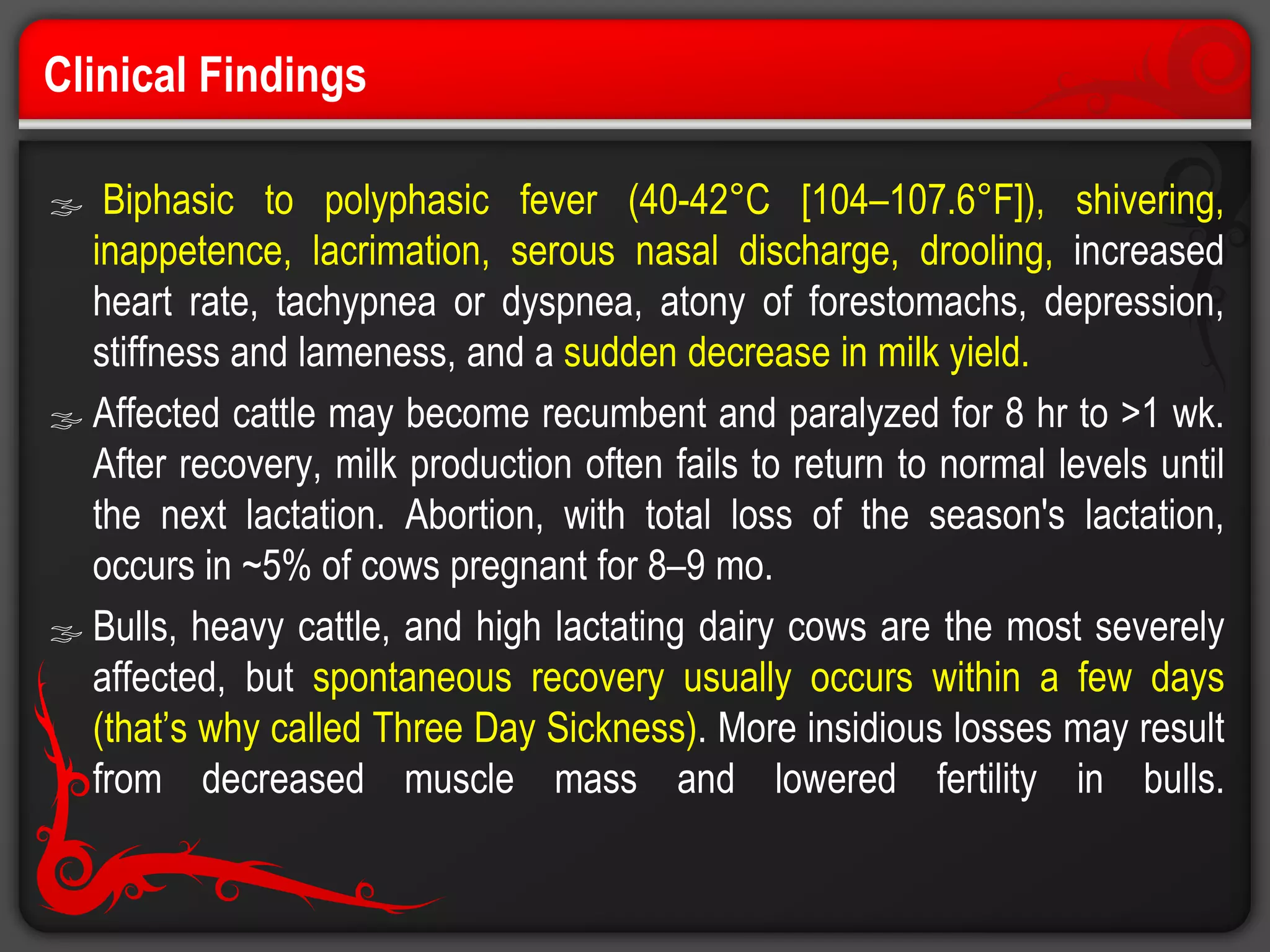 Bovine ephemeral fever | PPTX