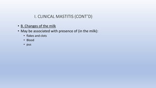 Bovine Mastitis mechanism pathogenesis prevention care and treatment ...