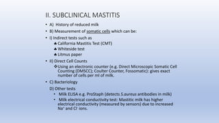 Bovine Mastitis mechanism pathogenesis prevention care and treatment ...