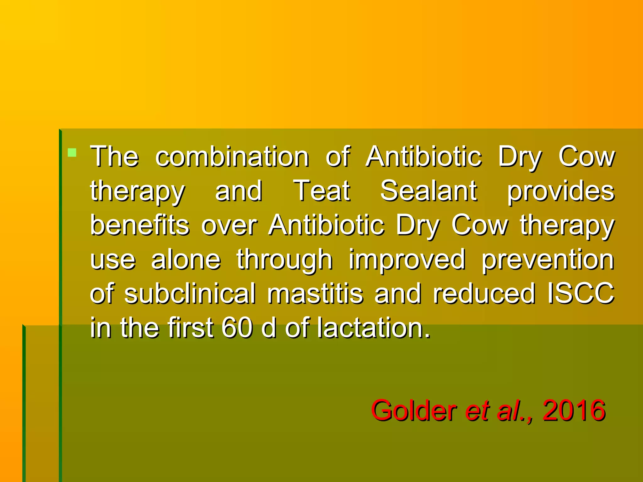 Bovine mastitis prevention and control | PPT