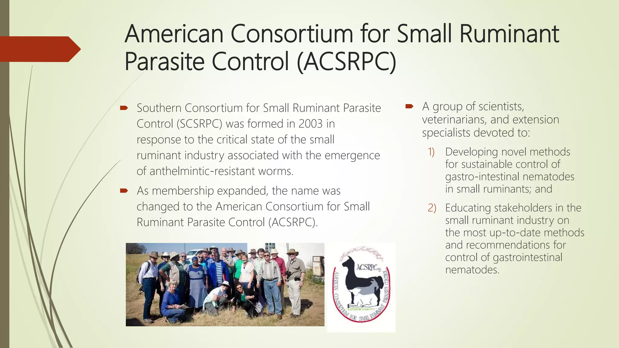 Current recommendations for internal parasite control in small ...