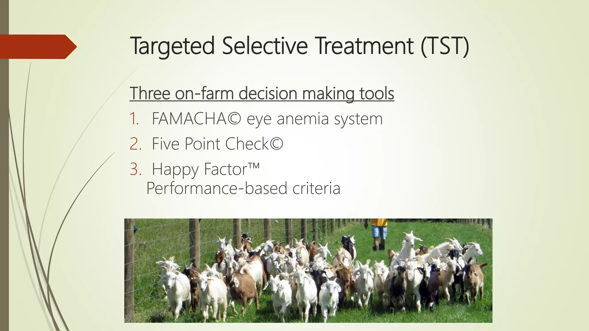 Current recommendations for internal parasite control in small ruminants | PPT