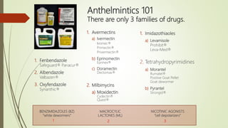 Current recommendations for internal parasite control in small ...