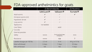 Current recommendations for internal parasite control in small ...