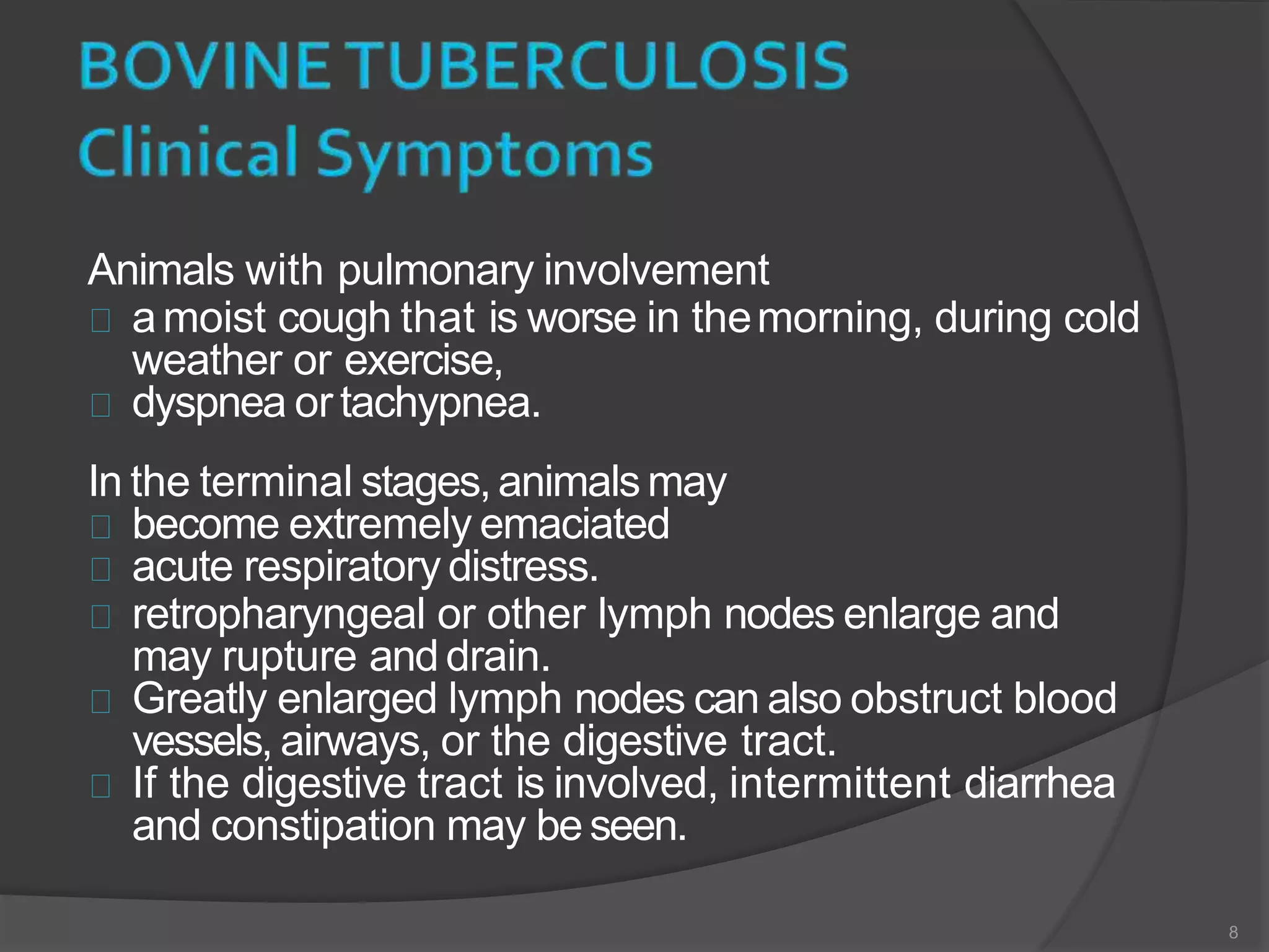 Bovine tuberculosis | PPTX