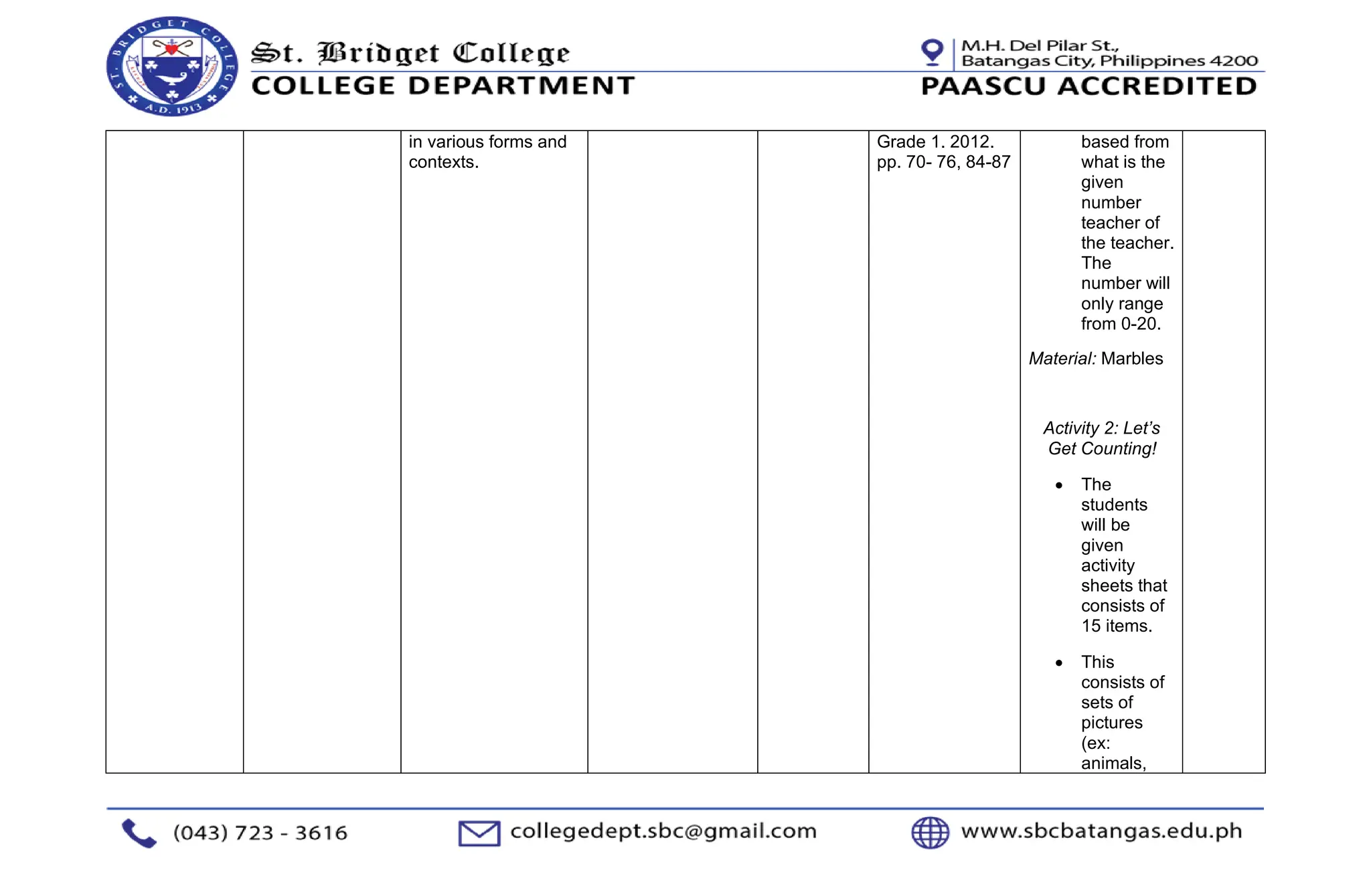 BOW-MULTIGRADE-CLASSROOM (1).pdf grade3 mathematics | PDF
