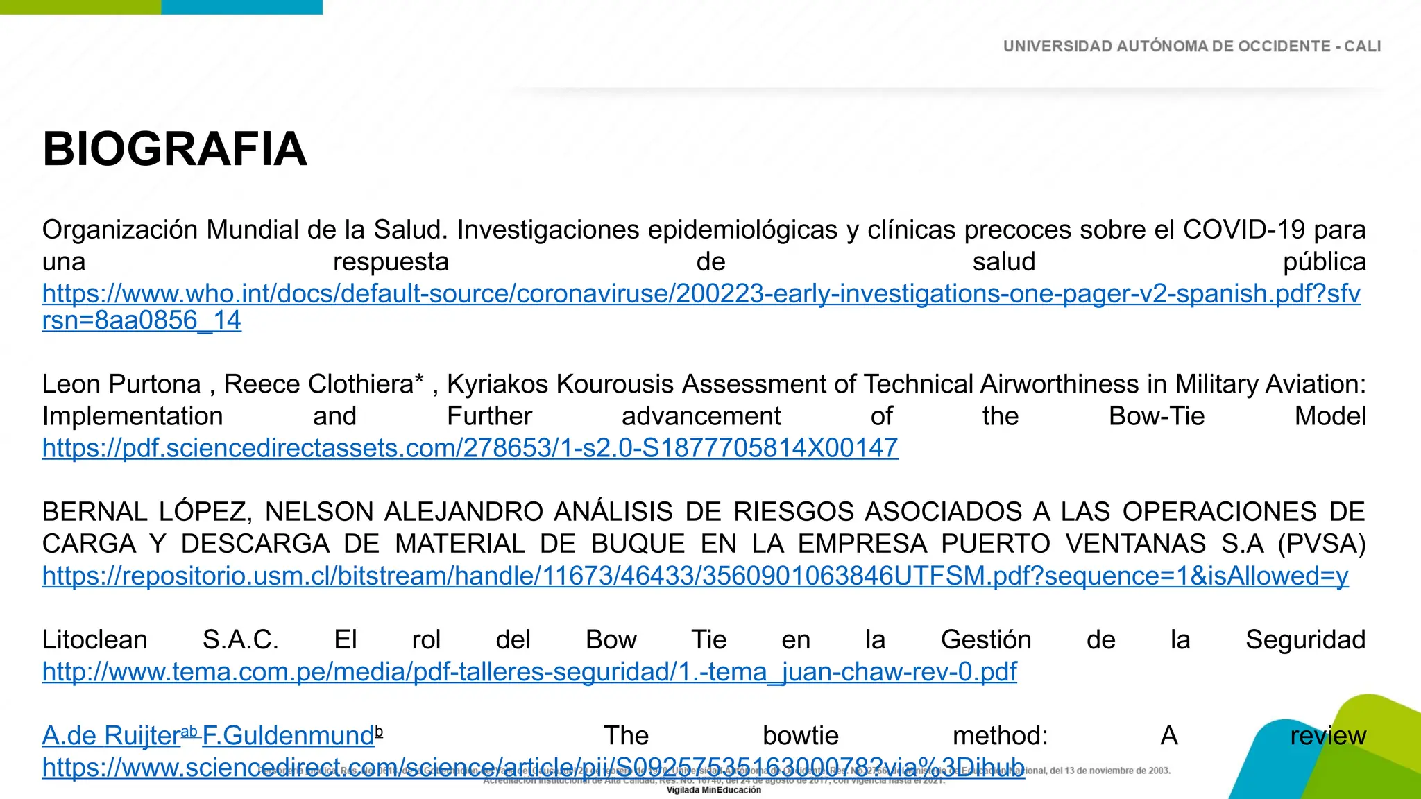 BOW-TIE- METODOLOGIA DE ISO 31010- RIESGOS | PPTX