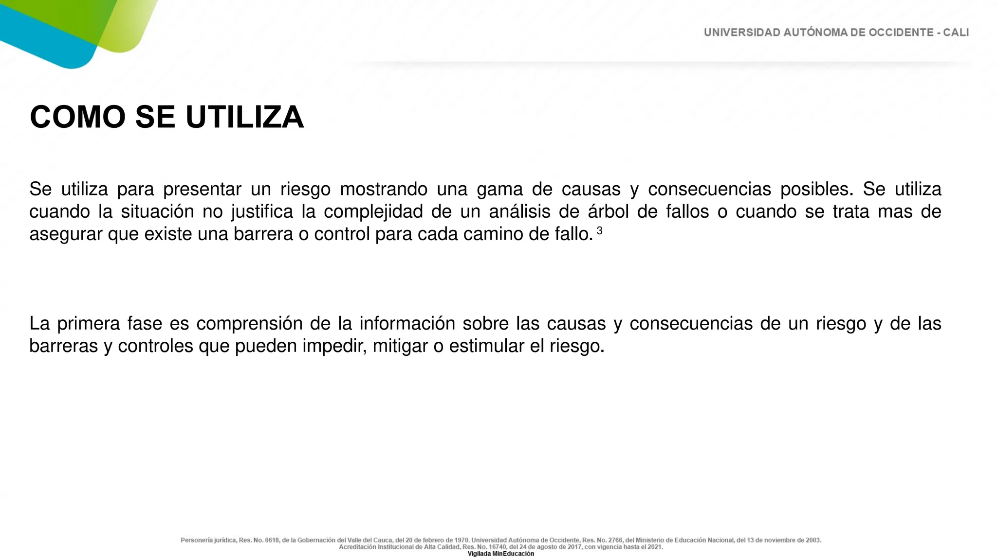 BOW-TIE- METODOLOGIA DE ISO 31010- RIESGOS | PPTX