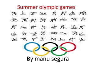 Summer olympic games | PPT
