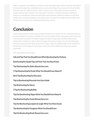 Bowarchery.com-Crossbow vs Longbow Which is Better | PDF | Arms ...