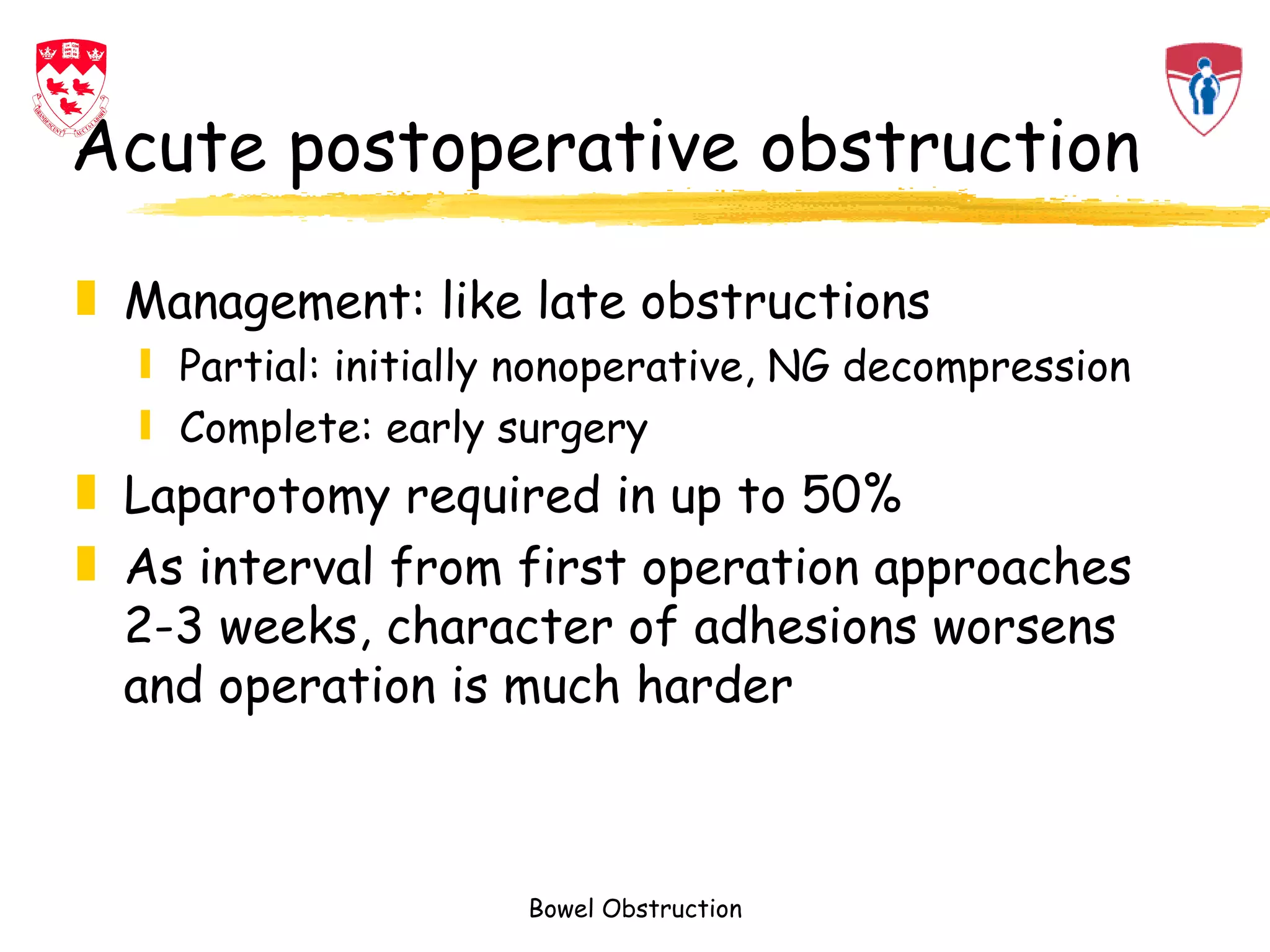 Bowel Obstruction | PPT